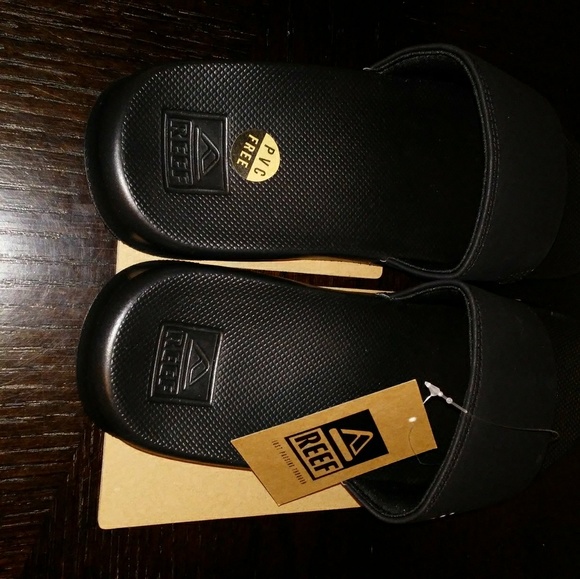 Reef | Shoes | Reef Mens One Slide Black Sandals | Poshmark